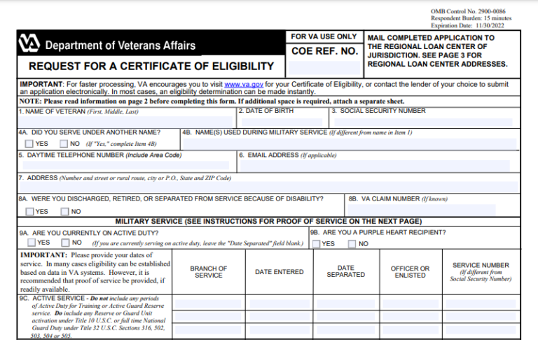 VA Form 26-1880 | VA Form