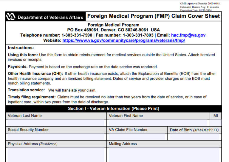 VA Form 10-7959f-2 Printable, Fillable in PDF | VA Form