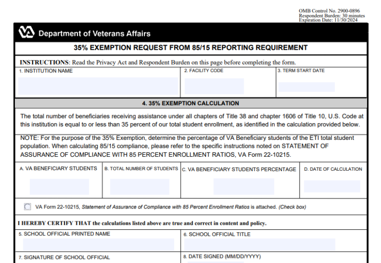 VA Form 22 10216 Printable Fillable In PDF VA Form