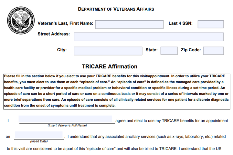 VA Form 10-493 Printable, Fillable in PDF | VA Form